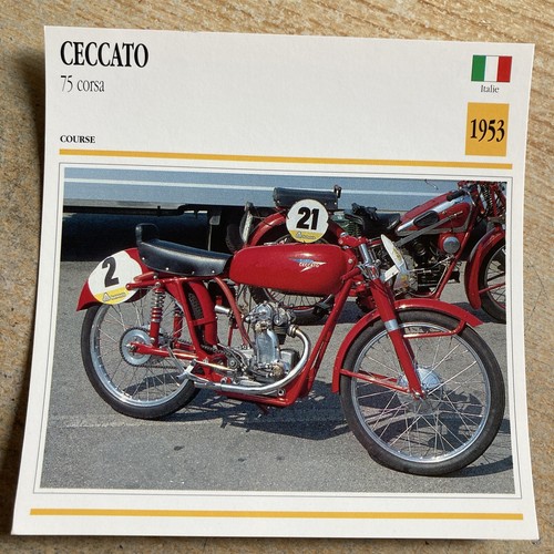 Ceccato 75 CC Corsa 1953 Motorcycle Collection Atlas Italy | eBay