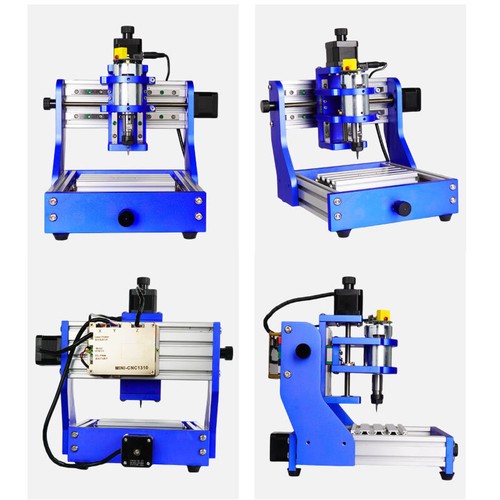 Mini CNC Router Engraver 1310 Metal Frame Desktop PCB Milling Machine ...