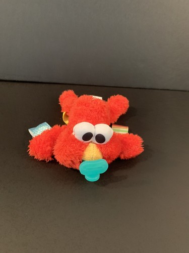 9" Bright Starts Elmo Plush Cozy Coo Pacifier Holder Only Sesame Street ...
