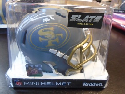 Ricky Pearsall Autographed SF 49ers Slate Mini Helmet Witness Beckett ...