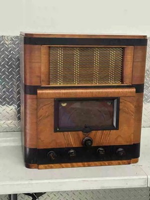 Vintage Marconi / HMV 1930s Shortwave Valve Radio For Electrical ...