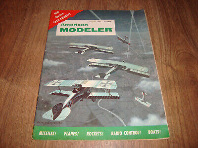 Vintage American Modeler Magazine January 1959 | eBay