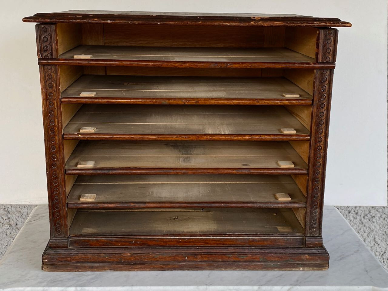 Antique CLARK’S O.N.T. 6 Drawer Spool Display Wood General Store ...