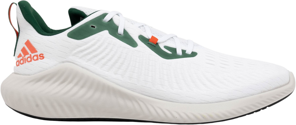 adidas Alphabounce Plus U White Dark Green for Sale | Authenticity ...