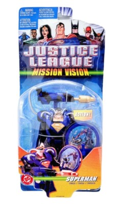 JUSTICE LEAGUE MISSION VISION SUPERMAN MATTEL 2003 | eBay