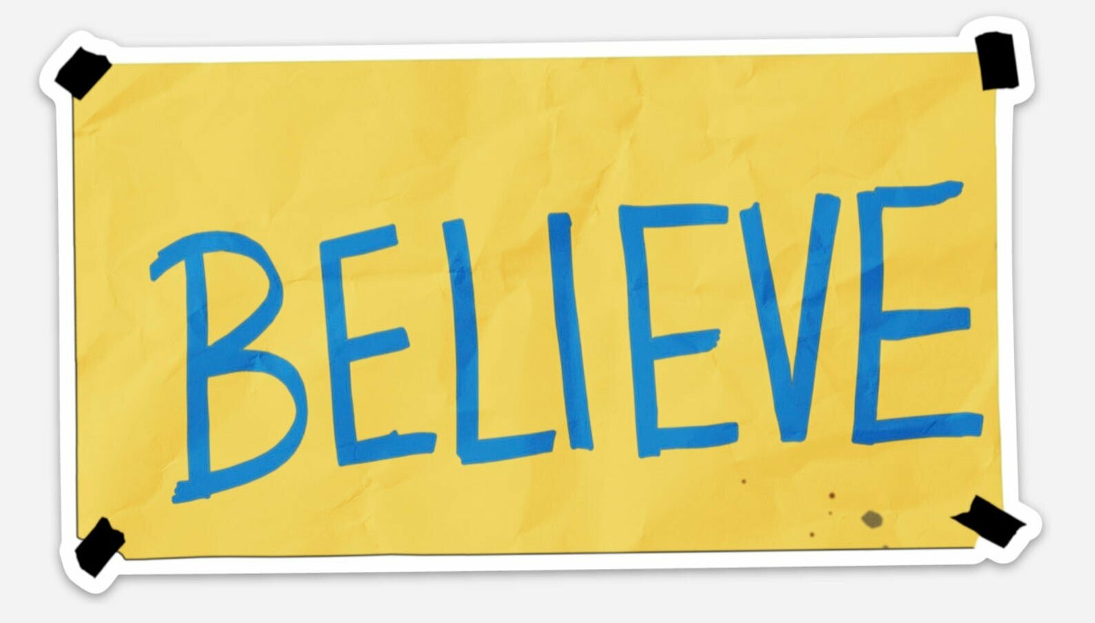 BELIEVE Poster Sticker Ted Lasso Locker Room Sign soccer football ...