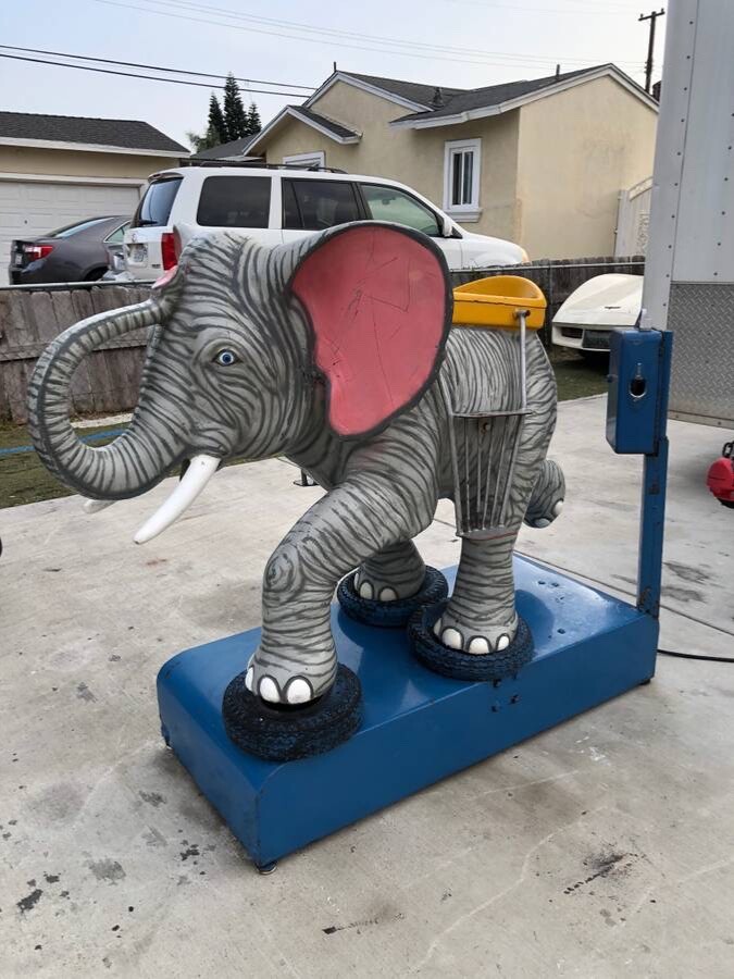 1950's Jumbo the Elephant Coin Operated Ride | eBay
