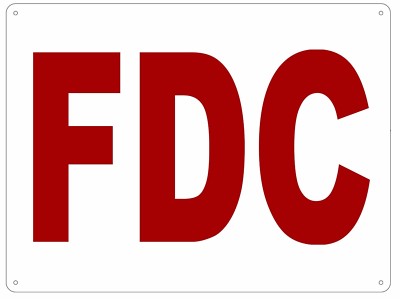 FDC SIGN (ALUMINUM 12X16)-REF24-1027 | eBay