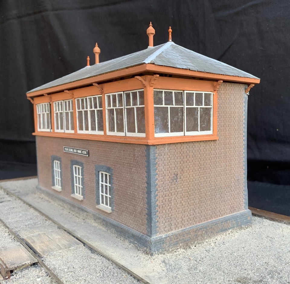 O Gauge Model Railway Buildings GWR Silverton Signal Box Kit | eBay UK