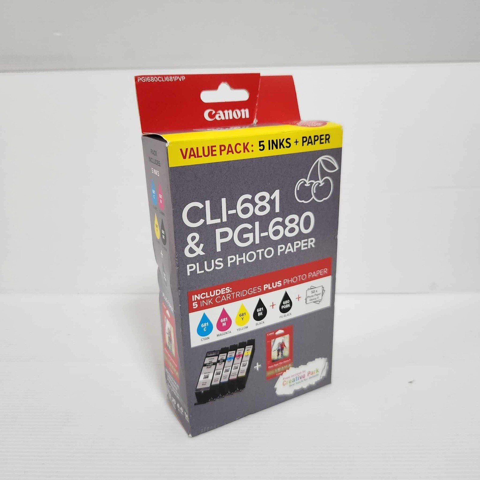 Canon Genuine Ink Set x 5 Cartridges PGI-680 (PGBK) CLI-681 (BK,Y,C,M ...