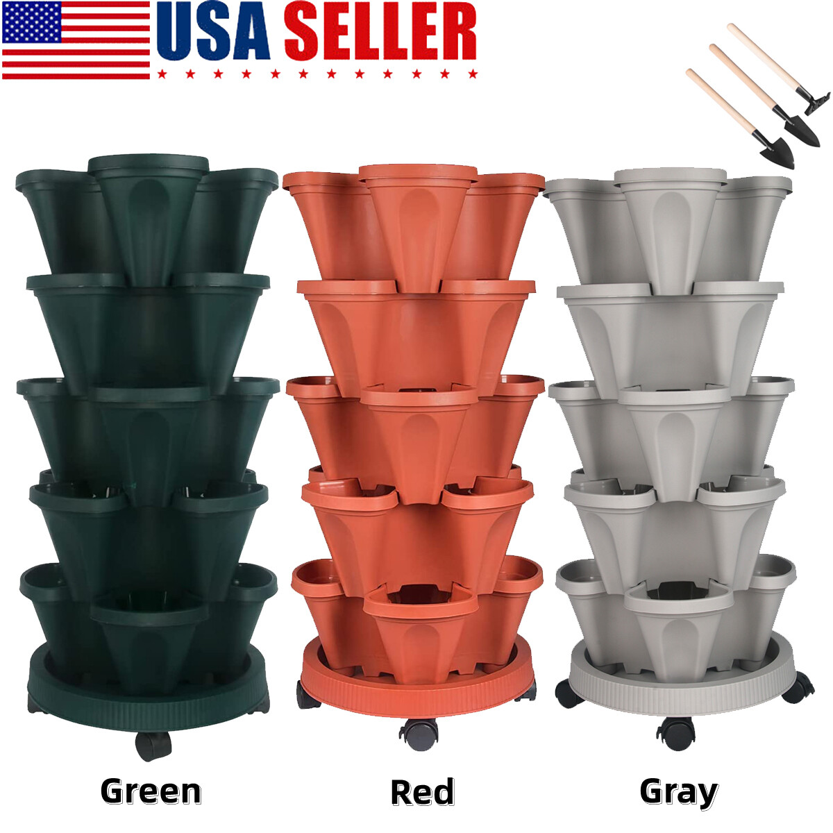 Stackable Strawberry Pots