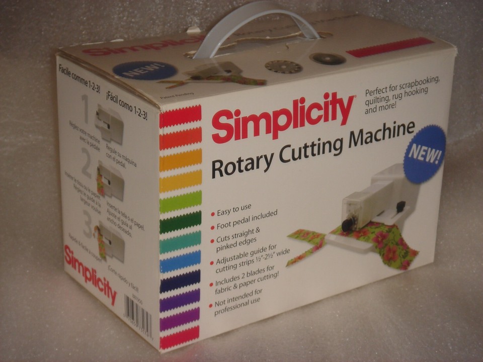 Simplicity Rotary Cutting Machine Model 881950 Quilting Scrapbooking ...