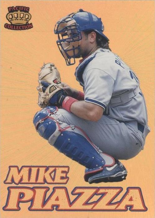 1995 Pacific Crown Collection - Gold Prisms Mike Piazza #17 for sale ...