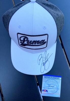 Rickie Fowler PGA Golf Signed Signature Puma Hat PSA B | eBay