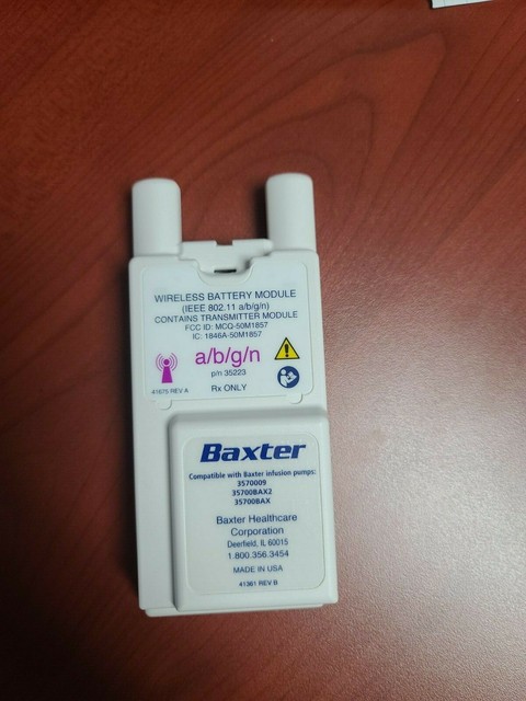 Baxter Sigma Spectrum Wireless ABGN Battery IV Infusion Pump Part ...