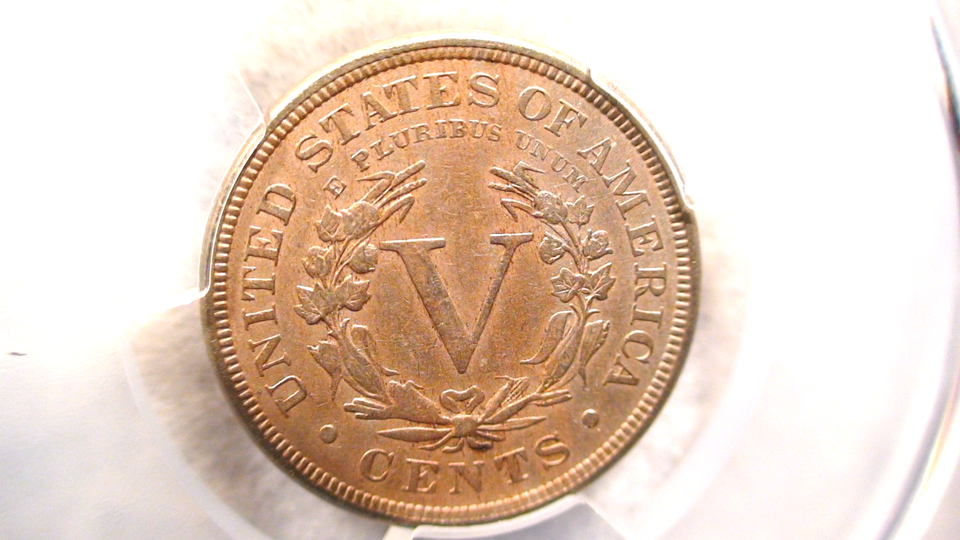 1888 PCGS EXTRA FINE LIBERTY "V" NICKEL CIRCULATED 5C COIN BUY IT NOW ...