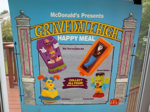 McDonald's Gravedale High Frankenstien Happy Meal translite Display ...