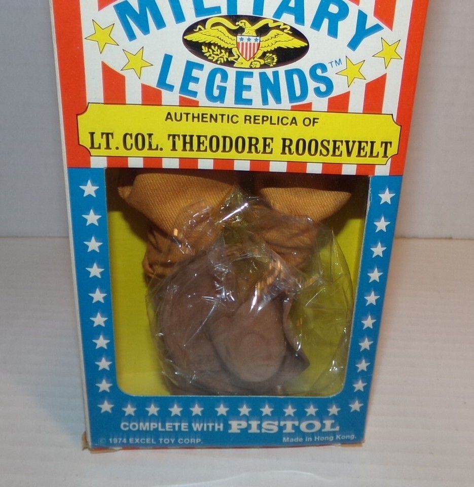 VINTAGE 1974 EXCEL Military Legends Gen Theodore Roosevelt Action ...