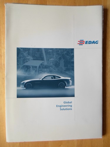 EDAG Germany orig 2002 Press Pack with Brochure - KEINATH GT/C ...