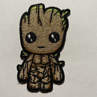 Groot Embroidered Iron/Sew on Patch 3"x1.75" | eBay