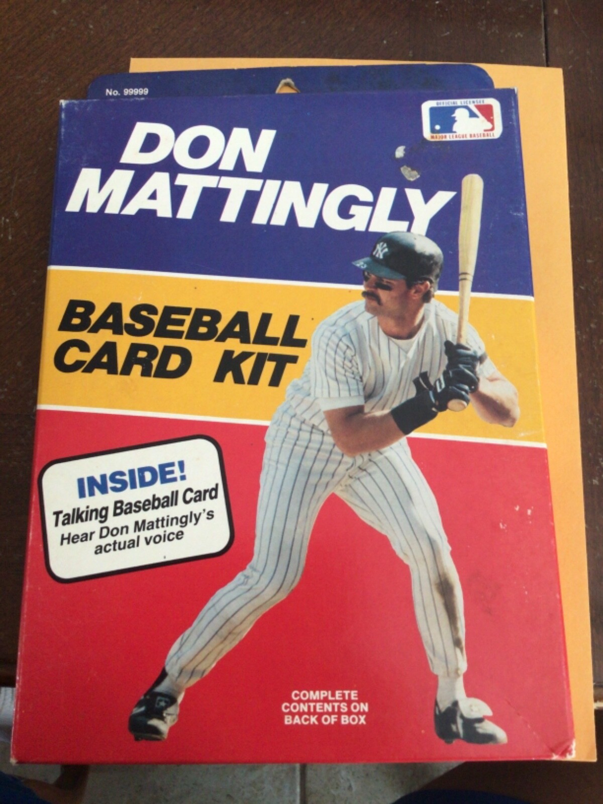 Don Mattingly Baseball Card Kit. 1989, WITH TALKING BASEBALL CARD Never ...