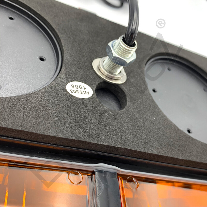 Van Flashing LED Strobe Lights Amber Beacons mini lightbar 12v 24v ...