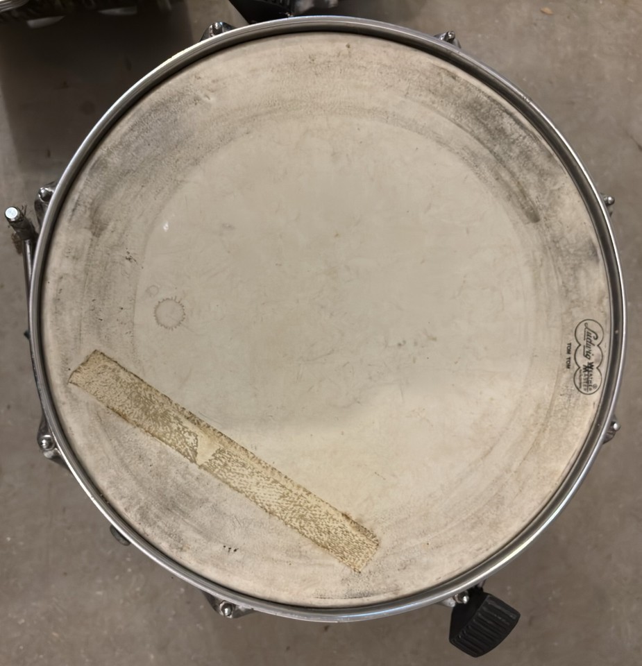 1965 Ludwig Ringo Black Oyster Pearl Keystone Badge w/ Matching Snare ...