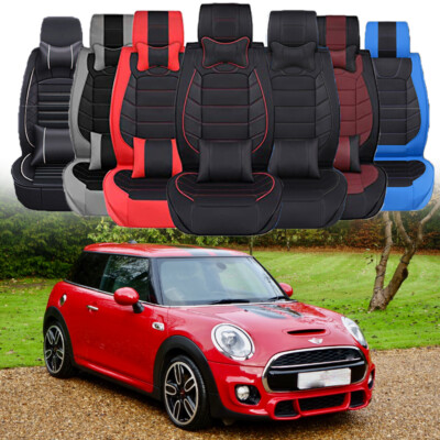 Luxury Leather Car Seat Covers 2/5-Seats Cushion For Mini Cooper R53 ...