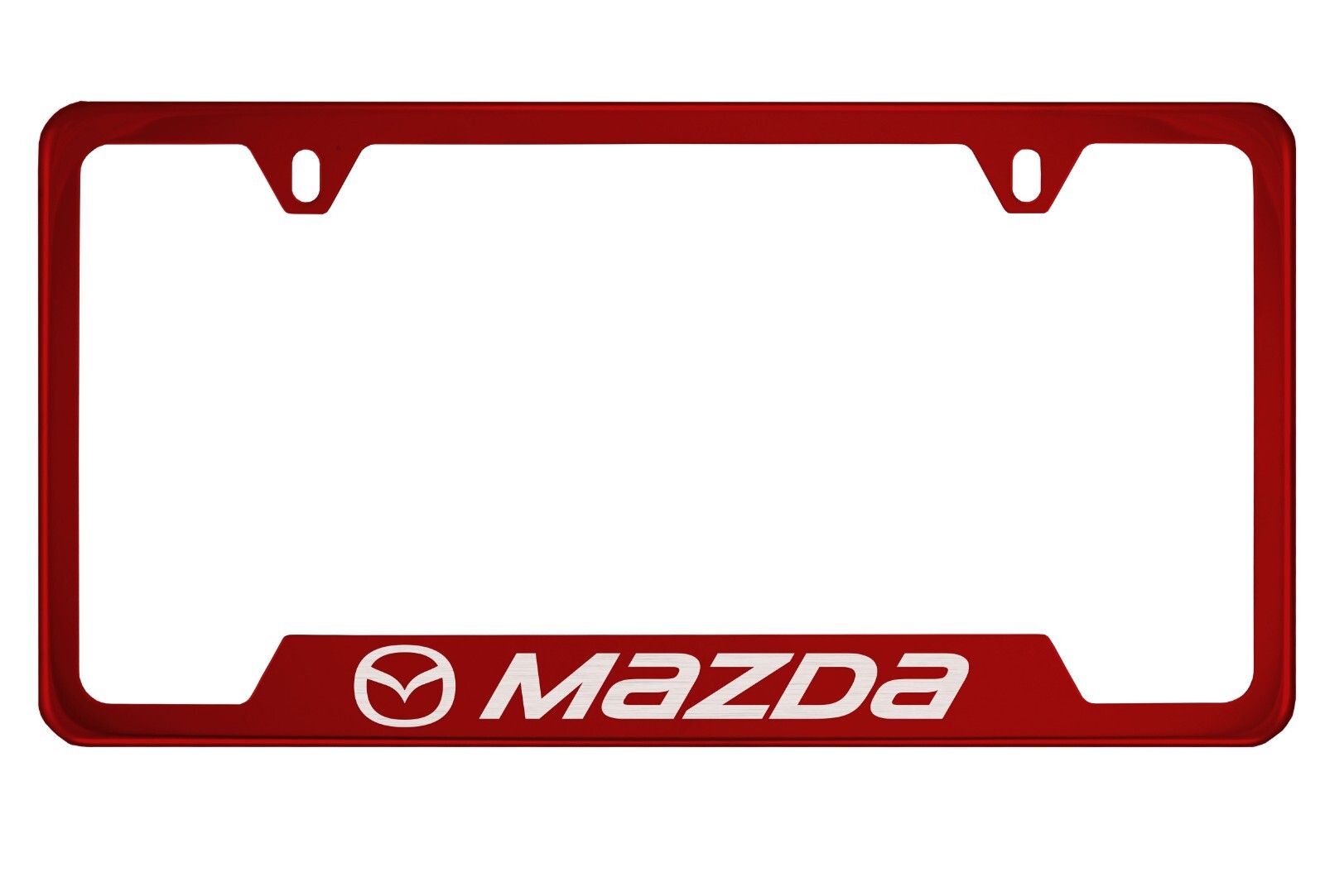 Red License Plate Frame for Mazda | eBay
