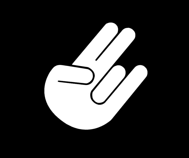 The Shocker Hand Symbol Gesture Logo Decal Car Vinyl Sticker JDM Window ...