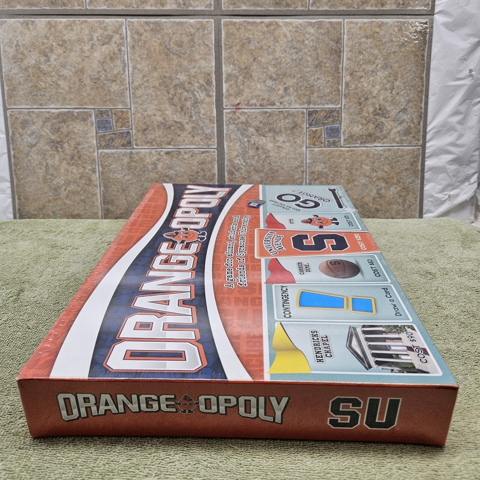 ORANGE-OPOLY Syracuse University Monopoly-Style Board Game - NEW ...