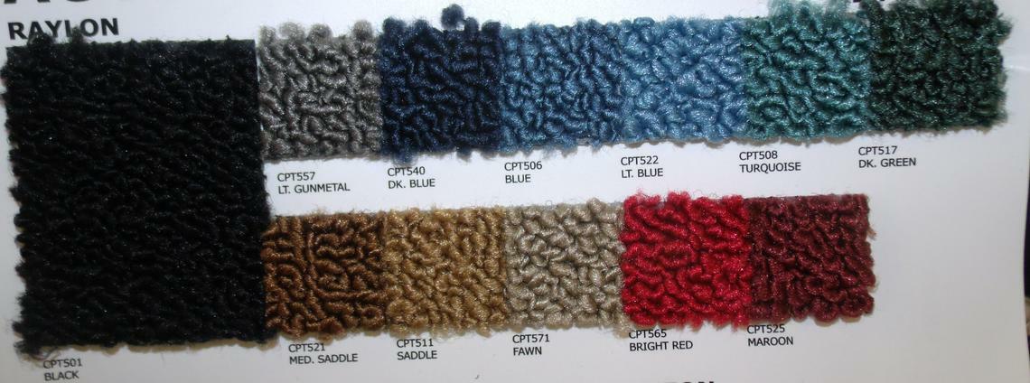 Automotive loop Carpet Raylon (By the yard 80 inches wide) color ligth ...