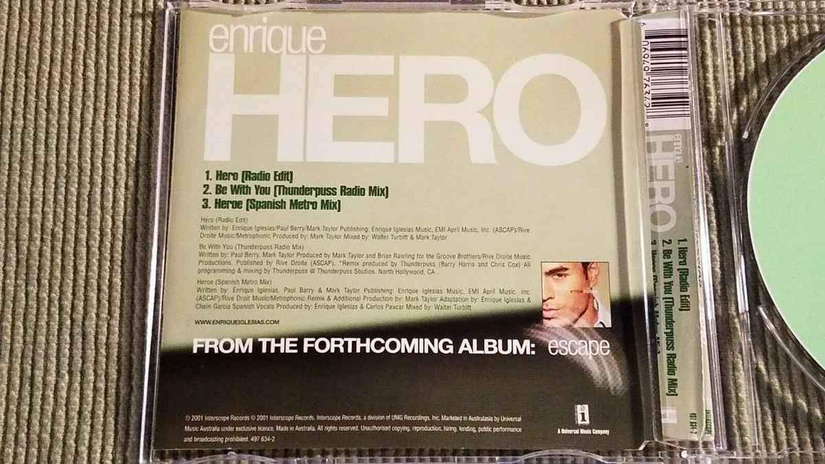 Enrique Iglesias Hero Album Cover