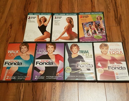 /2537 Jane Fonda Workout Collection DVD Lot (11 Specials On 7 DVDs ...