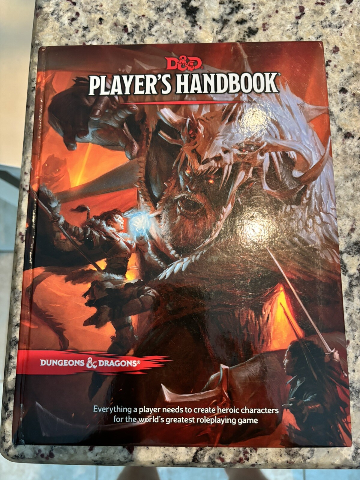 D&D Players Handbook 5e Dungeons & Dragons 5th Edition Hardcover HC ...
