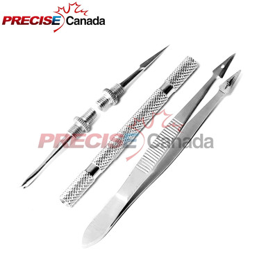 Splinter Removal Kit Splinter Forceps + Lancet, Veterinary Surgical ...