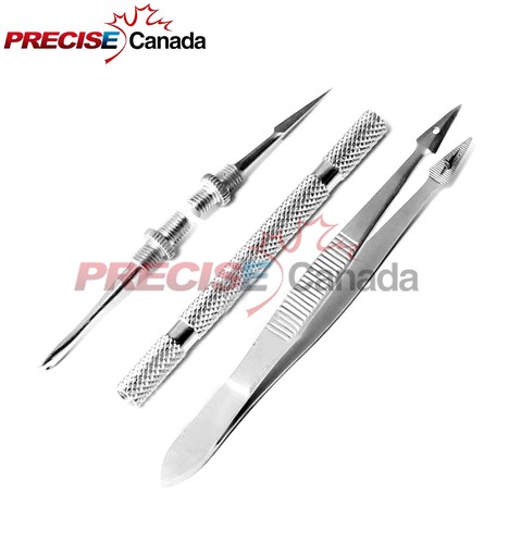 (2 SETS) OF SPLINTER REMOVAL KIT WITH SPLINTER FORCEPS & LIBERATOR ...