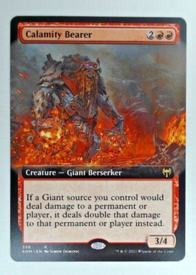 MTG Bling - Showcase - Calamity Bearer (Extended Art) - Kaldheim -K93 ...