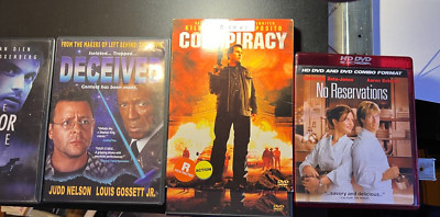 4 DVD LOT: DECEIVED, , THE VICTOR FILE, CONSPIRACY (SLEEVE, NO ...