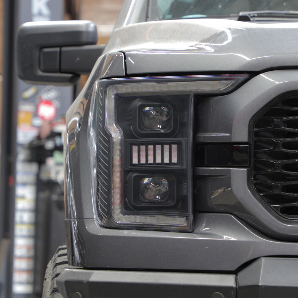 For 2021-2023 Ford F150 Halogen Upgrade LED Tube Sequential Projector ...