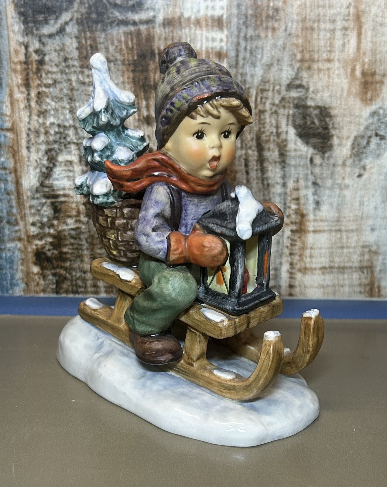 Goebel Hummel 396 Ride Into Christmas TMK-5 Very Nice Condition No Box ...