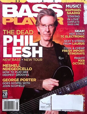 Bass Player Magazine May 2009 Phil Lesh, Raphael Saadiq, George Porter ...