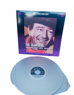 The Searchers John Wayne Western Laser Disc Video laserdisc discovision ...