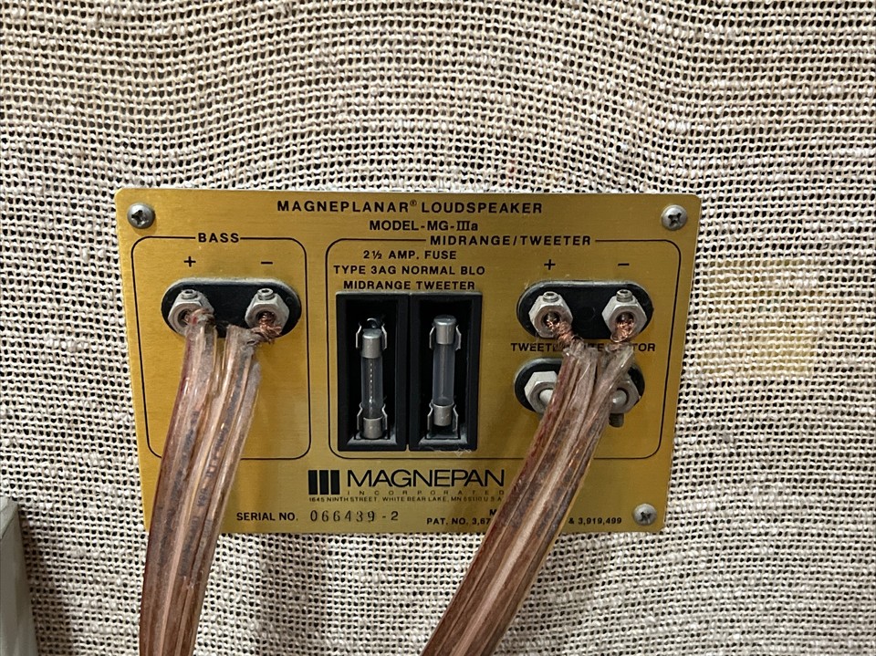 Magnepan Ribbon Tweeters/Loudspeakers MG-IIIA | eBay