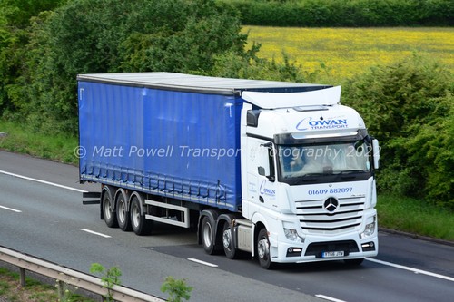 Truck Photo 12x8 - Mercedes Benz Actros - Cowan Transport - YT66 JTV | eBay