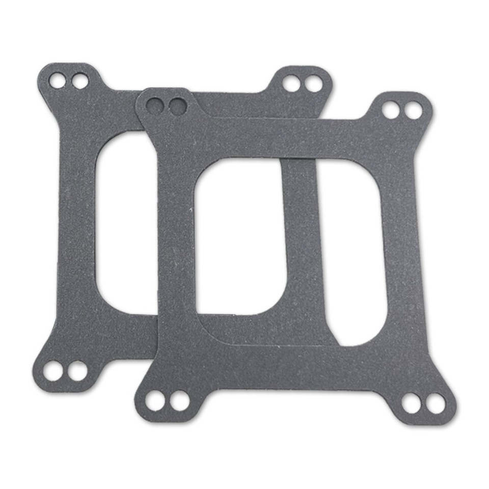 2Set Holley Edelbrock Carb Base Flange Gasket Open Carburetor 4 Barrel ...