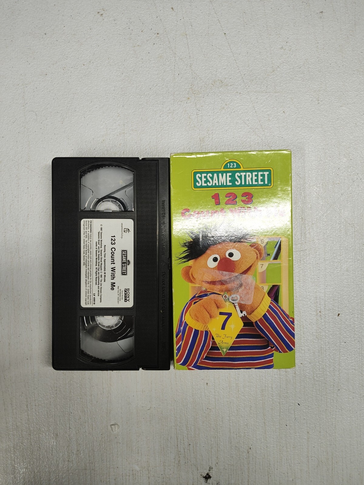 123 Count With Me VHS 1997 Tape VCR Video Tape Movie Sesame Street ...