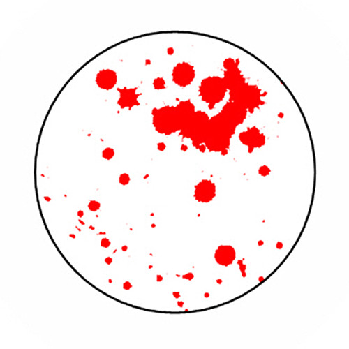 BLOOD SPLATTER pin button horror serial killer badge | eBay