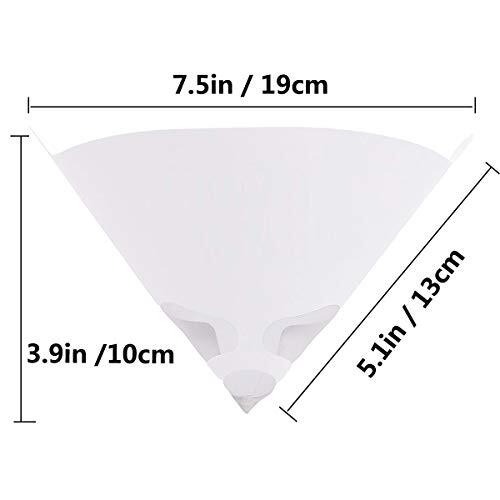 100 Pack 100 Micron Paint Cone Paint Strainers, 100 Micron Paint Filter ...