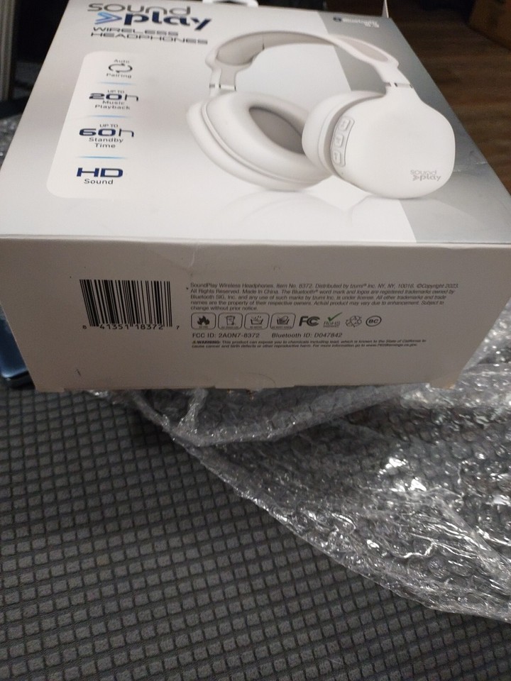Tzumi Headphones Soundplay Wireless Over Ear Headphones Bluetooth In ...